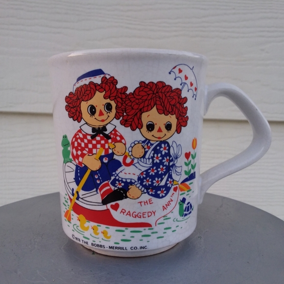 Vintage | Dining | Vintage Raggedy Ann And Andy Coffee Mug | Poshmark